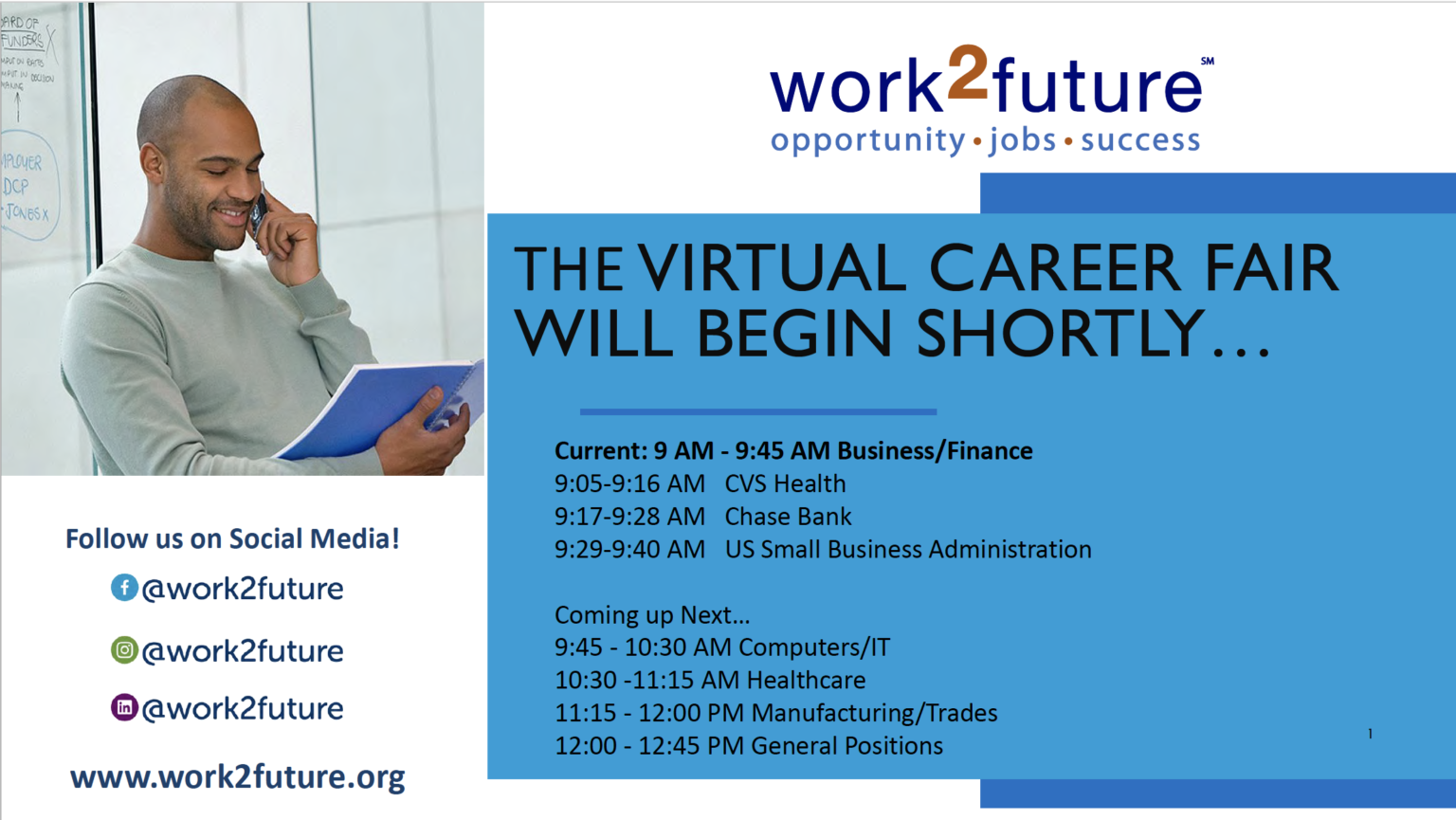 work2future Virtual Hiring Fair - work2future