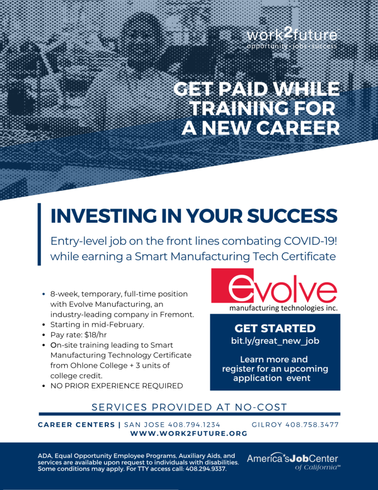 Earn and Learn Program | Evolve Manufacturing - work2future