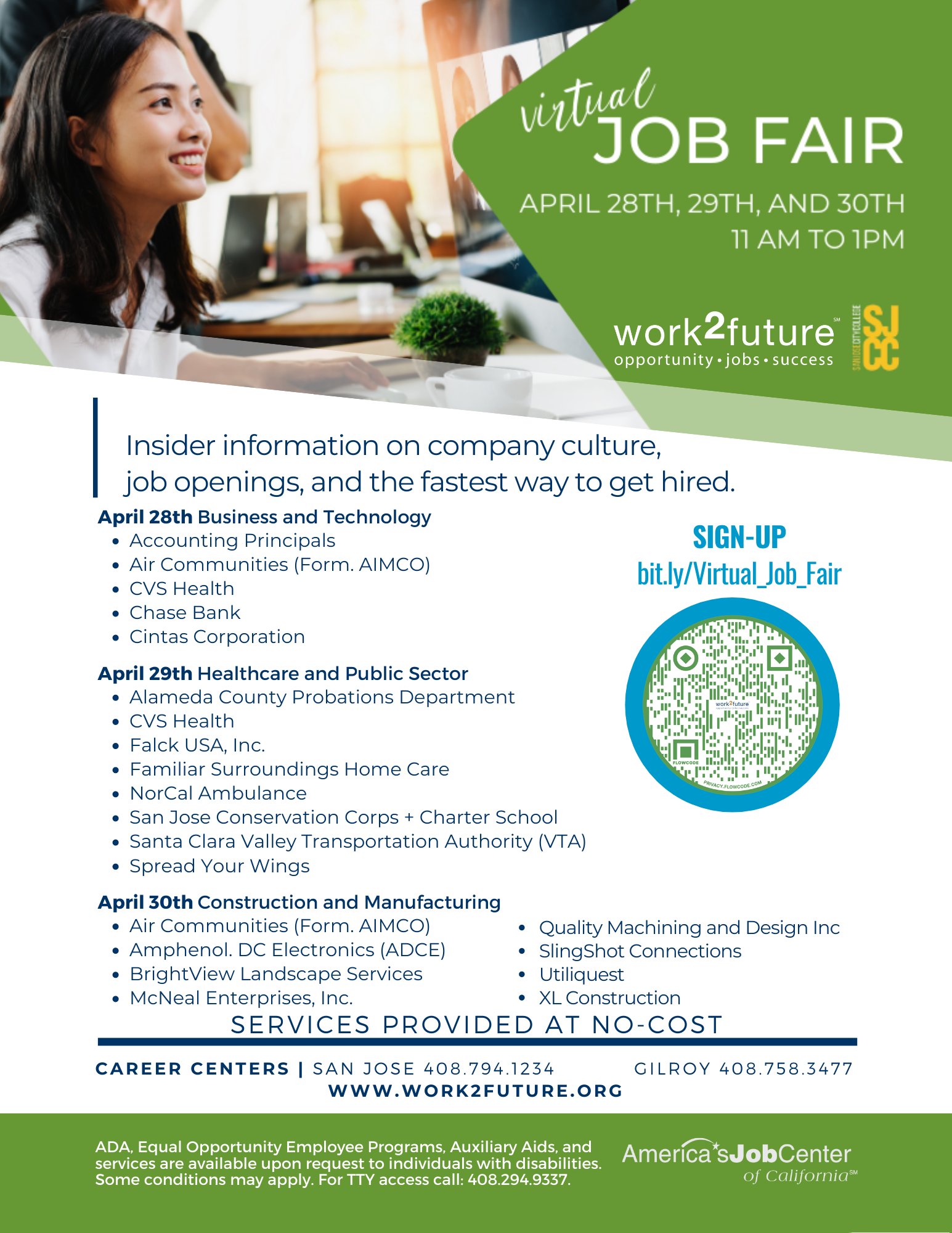work2future+San Jose City College Job Fair - work2future